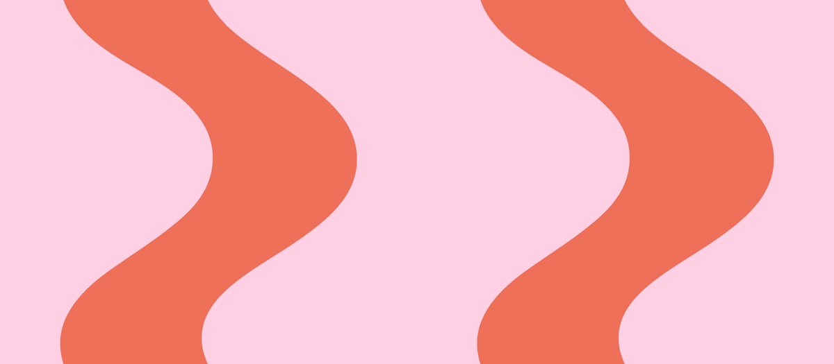 Playful Wave Stripe Wallpaper | happywall.com