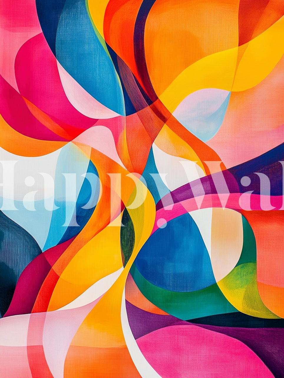 Dynamic Color Swirls Wallpaper | Happywall