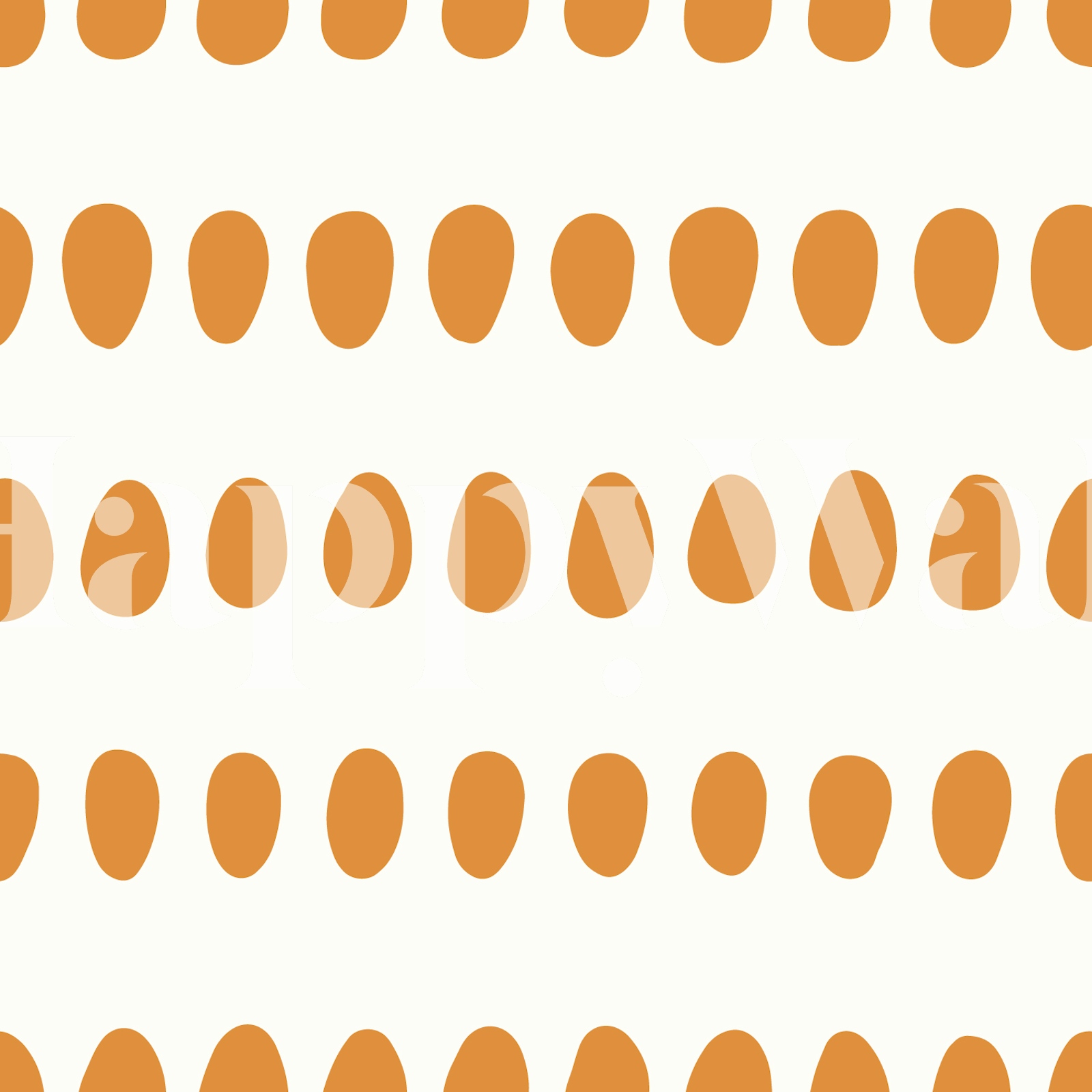 Orange Beige Dot Pattern Wallpaper