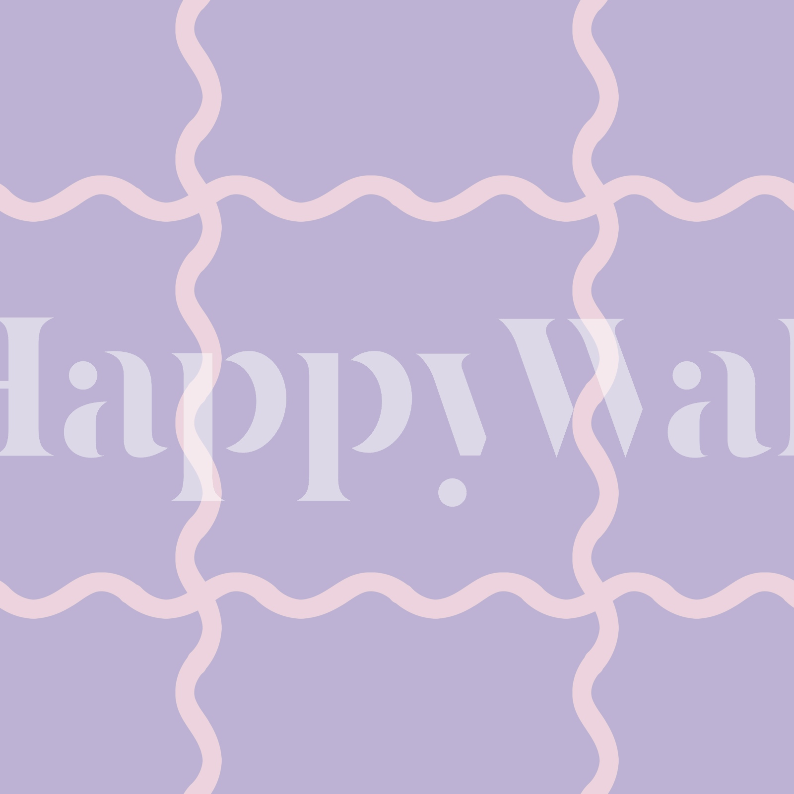 Lilac Wavy Checker Wallpaper for Stylish Rooms