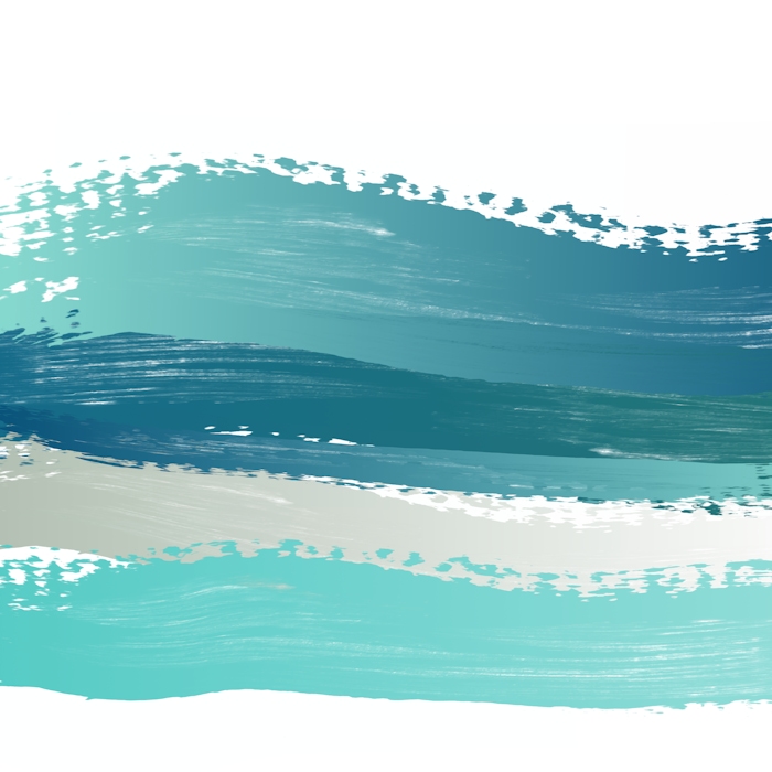 Turquoise Brush Stroke Wallpaper