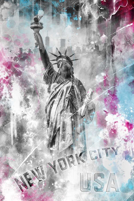 Pop Art Statue of Liberty Wallpaper