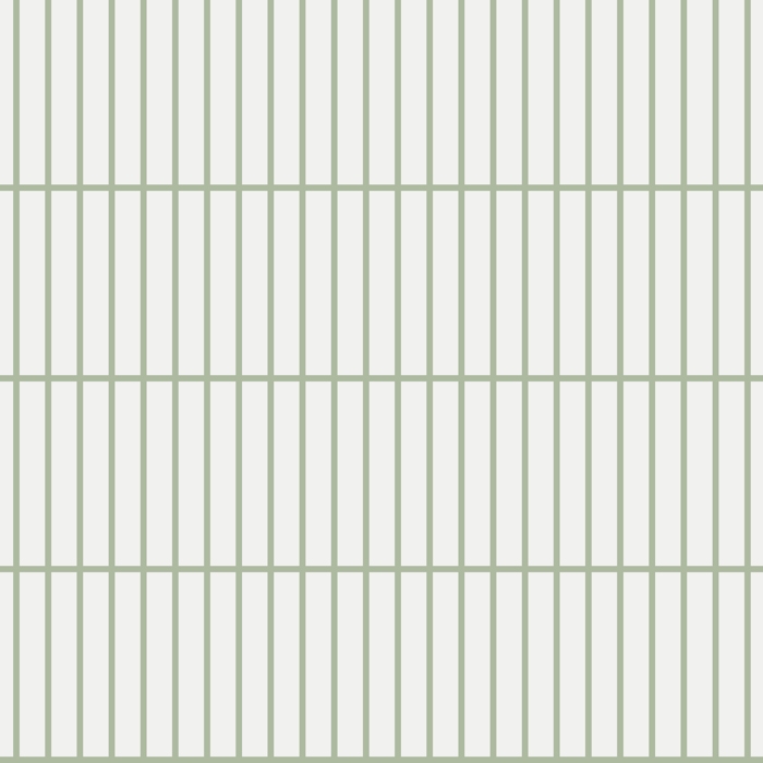 Simple Narrow Tiles - White and Sage Green