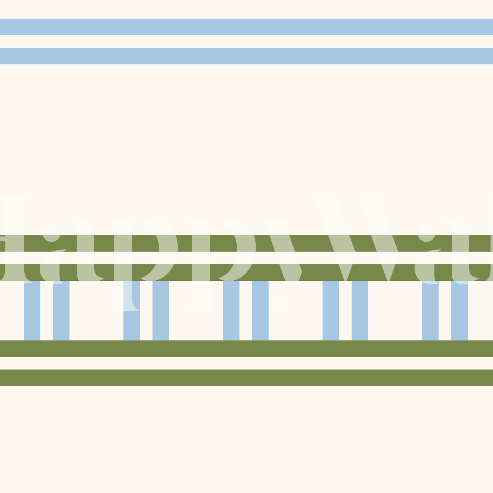 Green Blue Stripes Design Wallpaper - Happywall.com