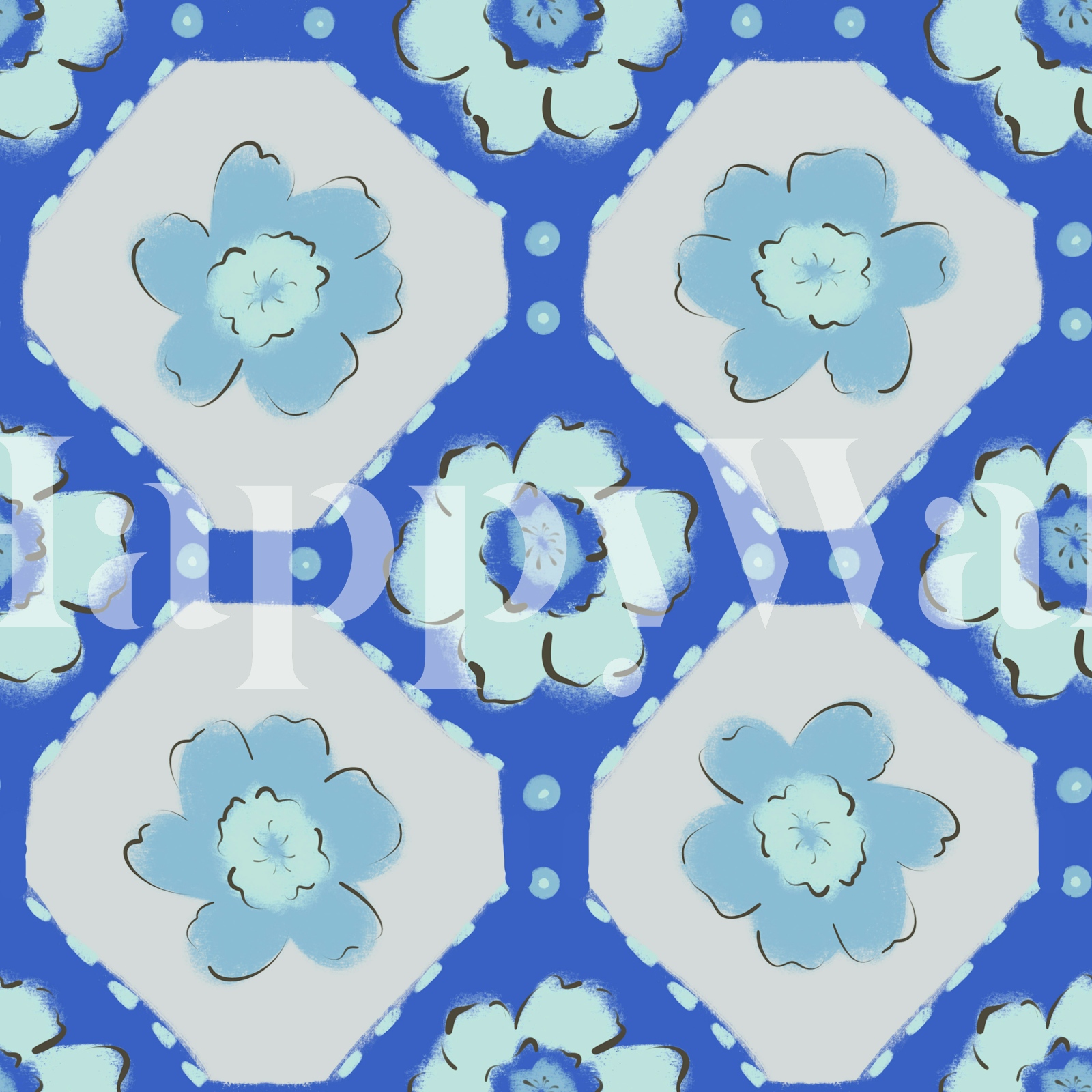 Ocean Blossom Dream Wallpaper - happywall.com