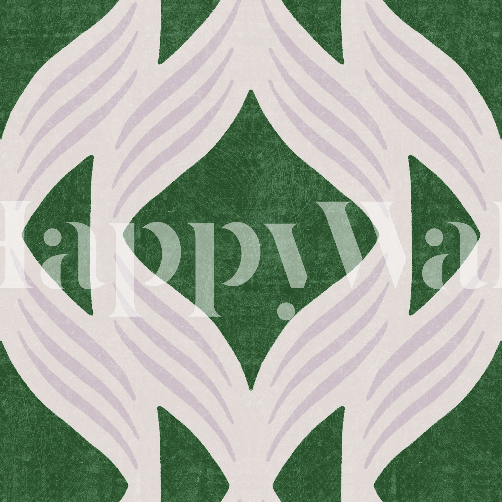 Green Floral Modern Wallpaper