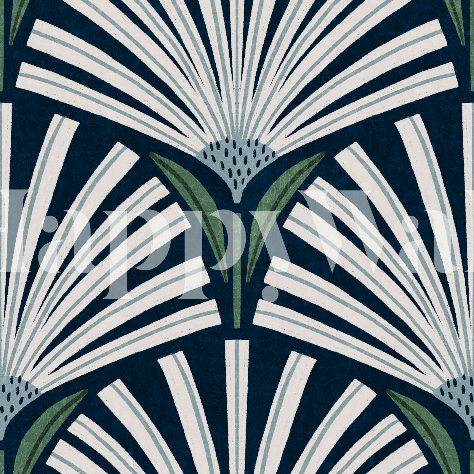 Marisol Navy Wallpaper | Happywall