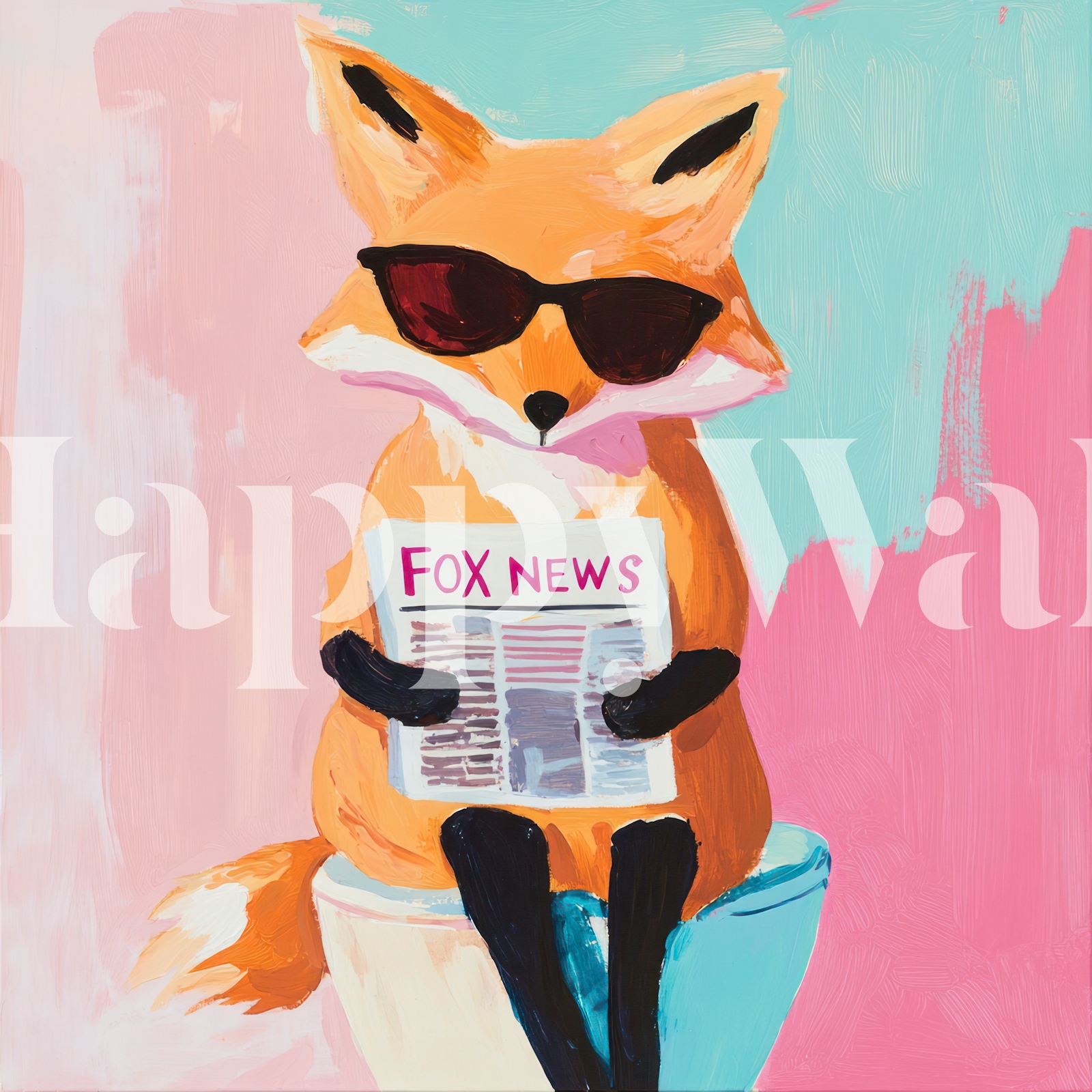 Chill Fox Moments - Happywall.com