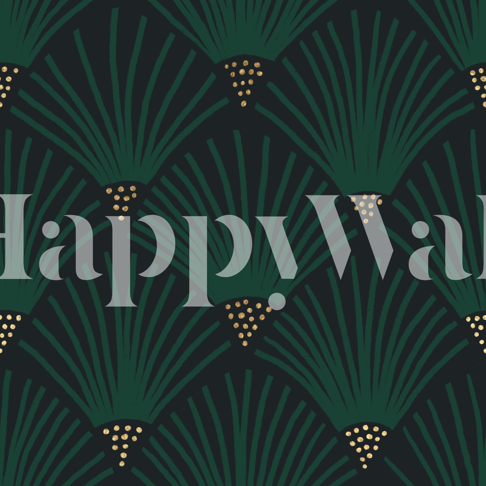 Charleston Green Wallpaper - Happywall