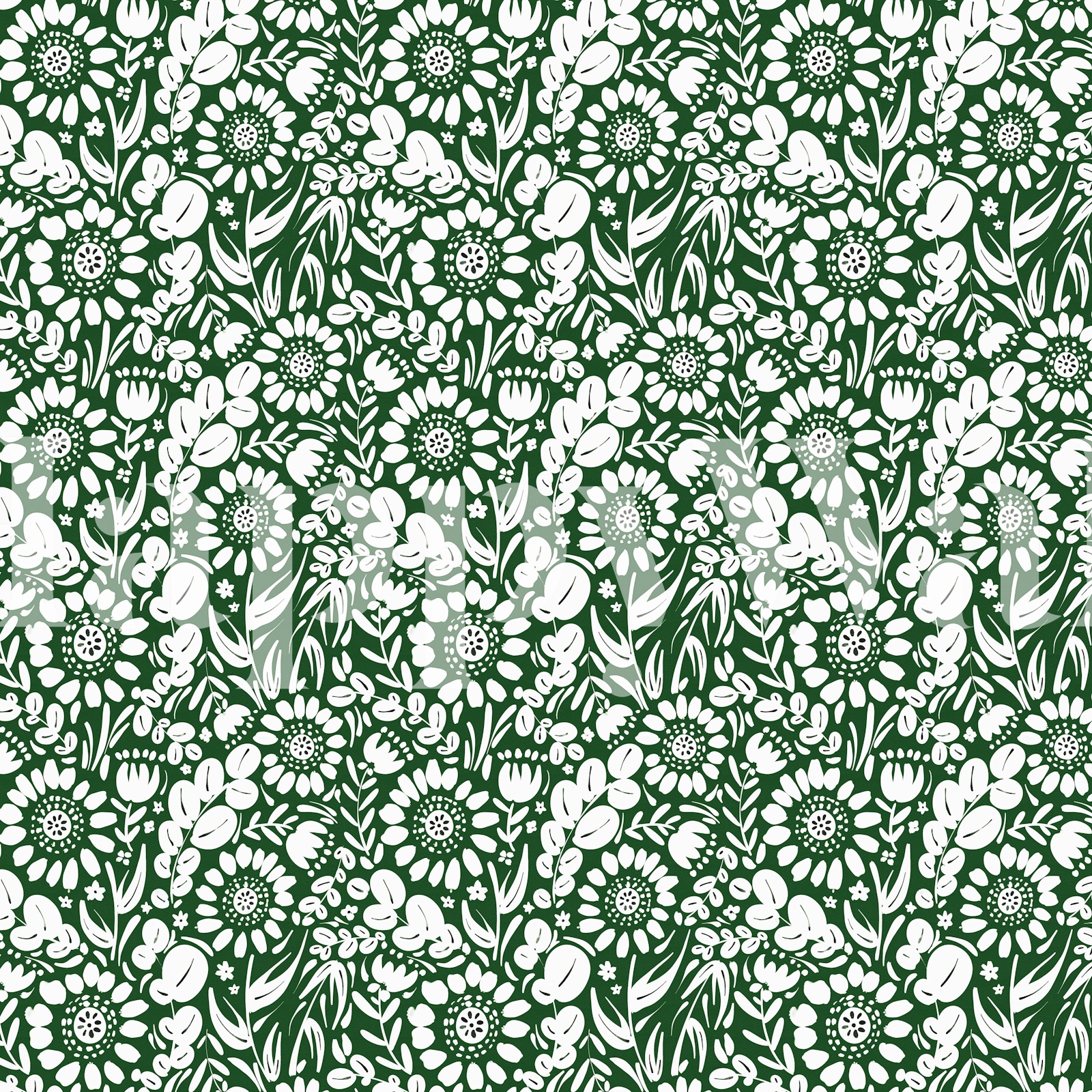 Jungle Bloom Fusion wallpaper | Happywall