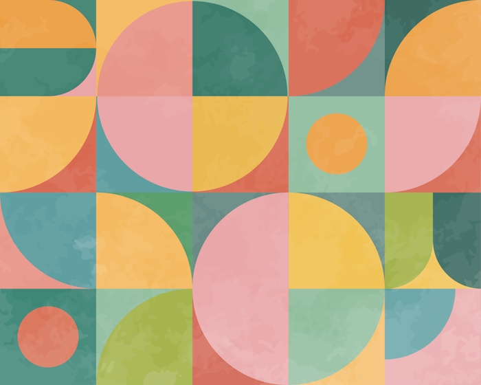 Colorful Geometric Wallpaper for Modern Rooms