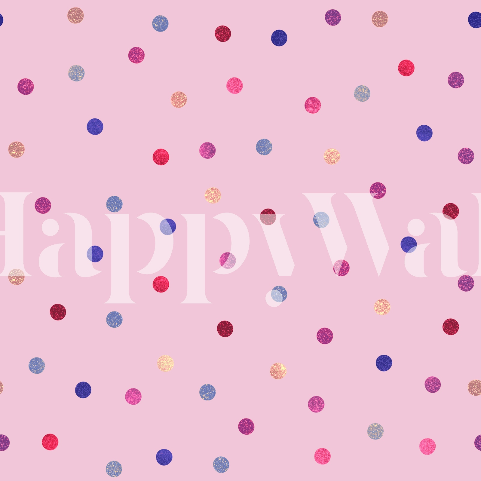 Cheerful Confetti Spots Wallpaper | happywall.com