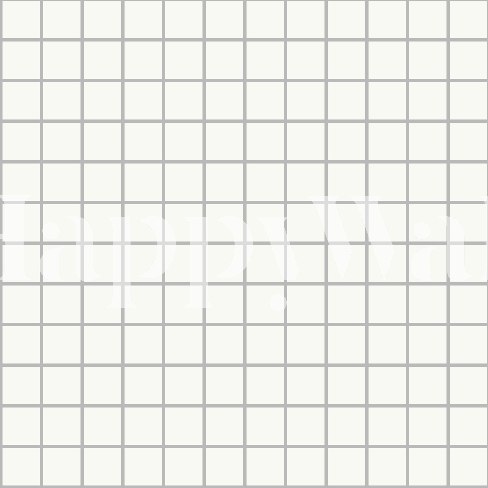 80s Memphis Gray and Off White Grid Medium