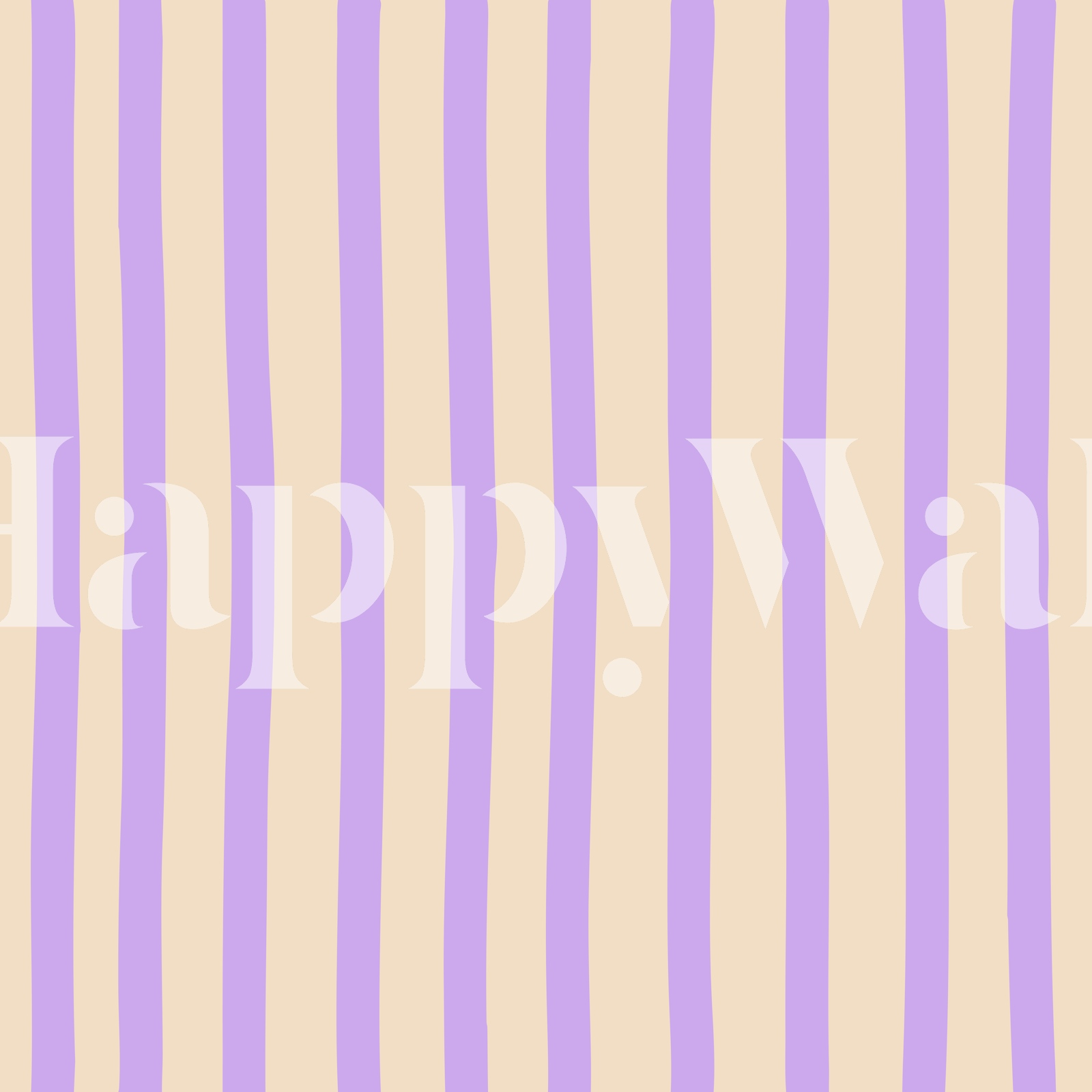 Soft Lavender Stripes - Happywall
