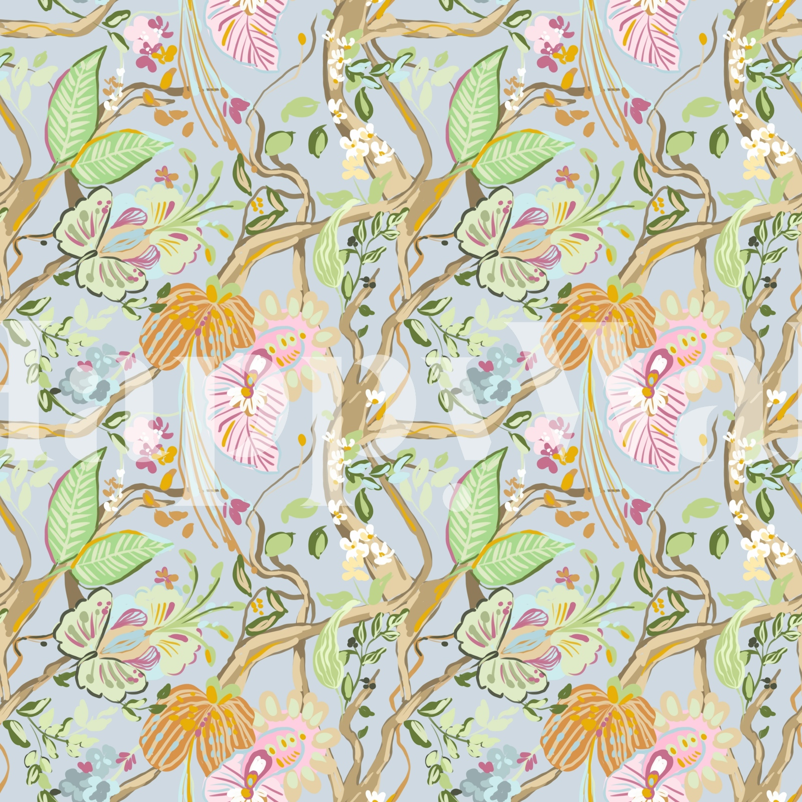 Butterfly Bloom Haven Wallpaper