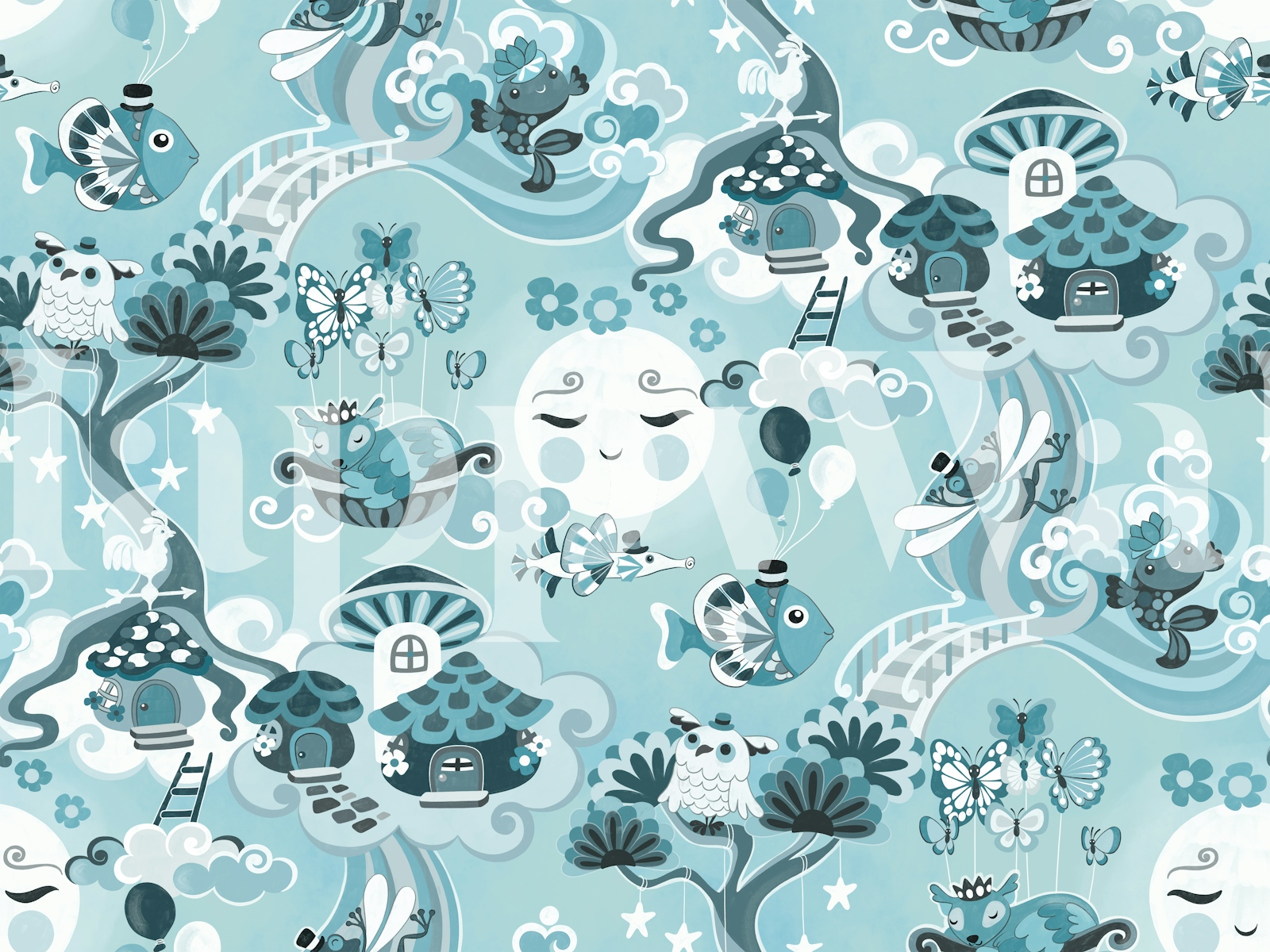 Moonlight in Magic Land Wallpaper - Happywall