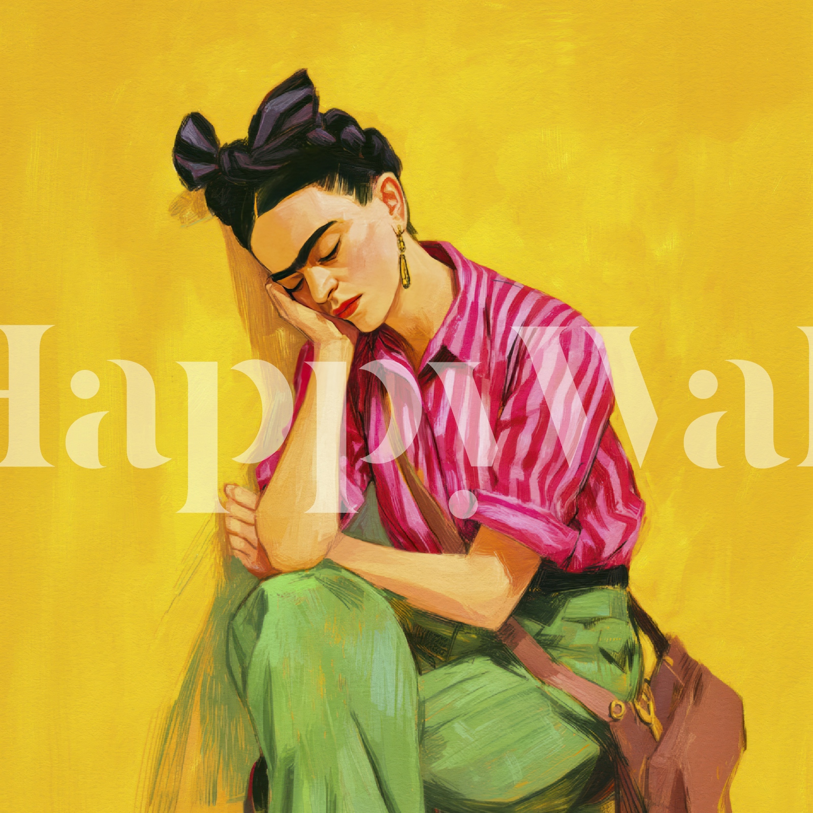 Bold Relaxed Expression Mexican Beauty Wallpaper