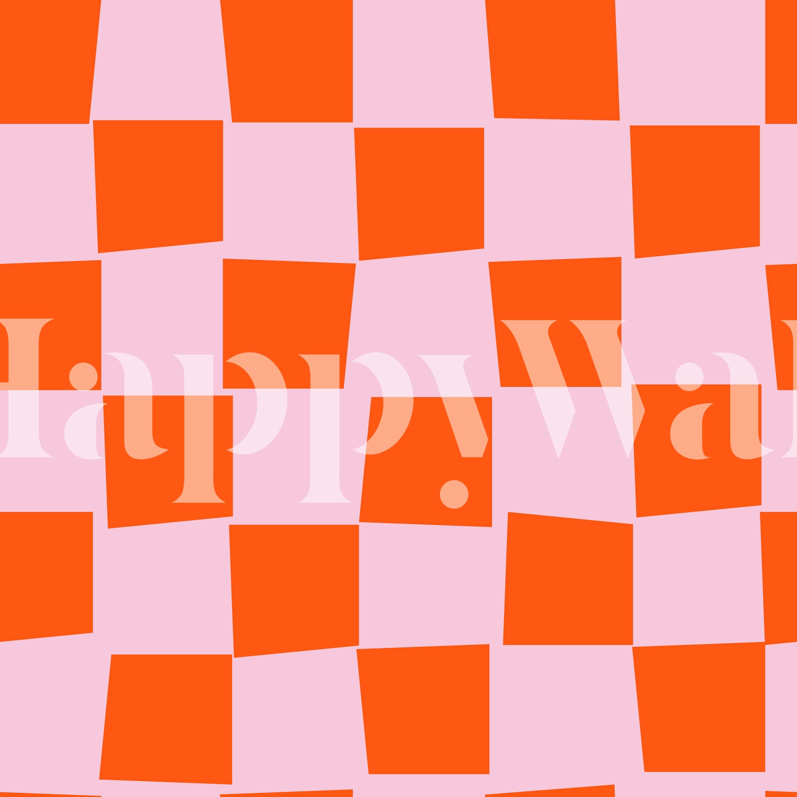 Playful tiles red and pink - happywall.com