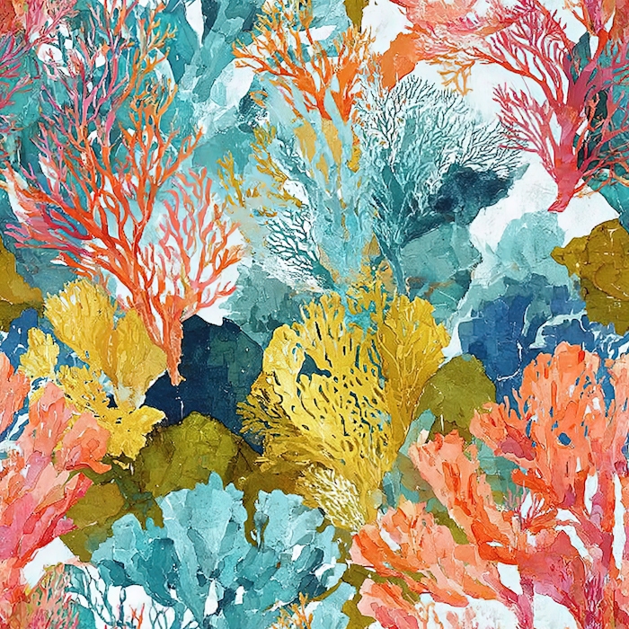 Colorful Corals Wallpaper - happywall.com