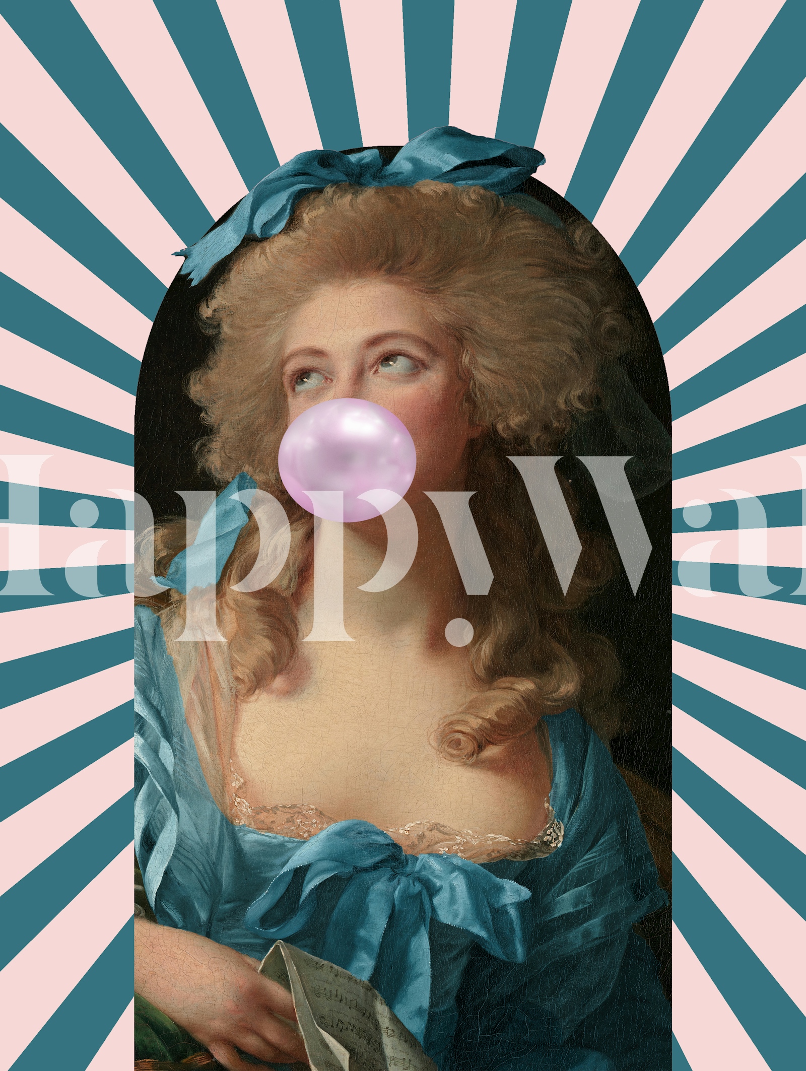 Vintage Bubblegum Delight - Happywall