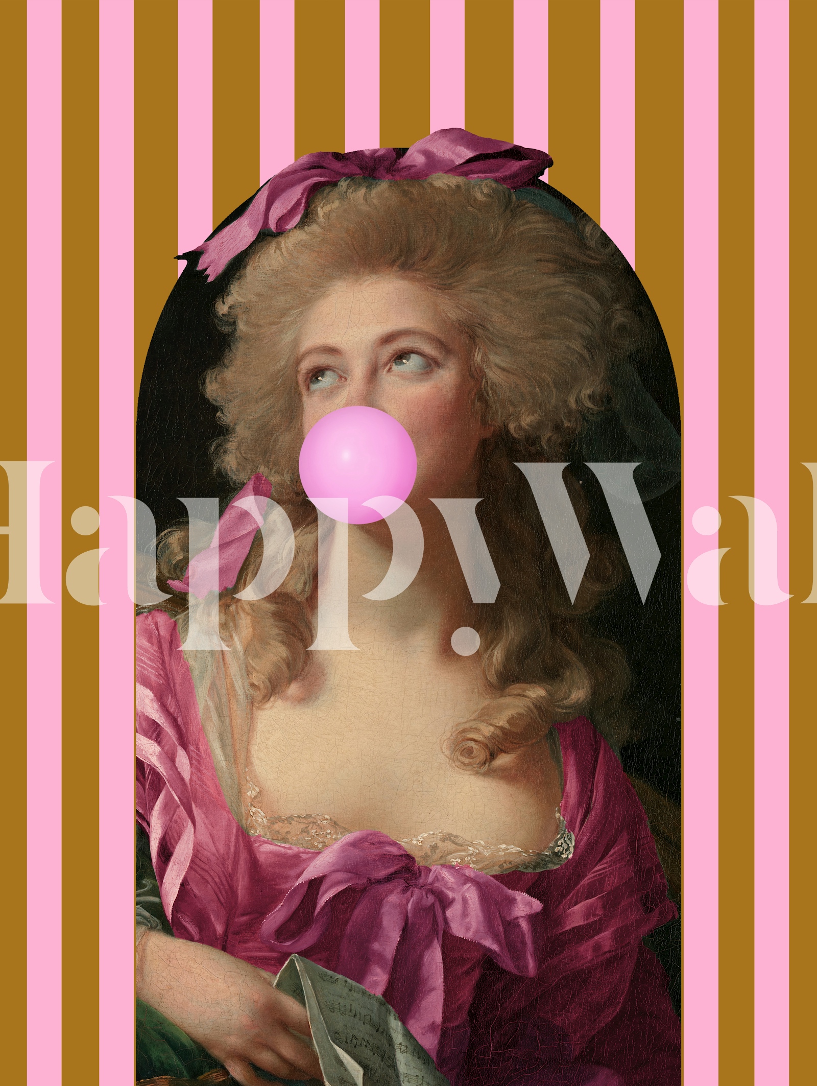 Vintage Whimsy Portrait Wallpaper | Happywall