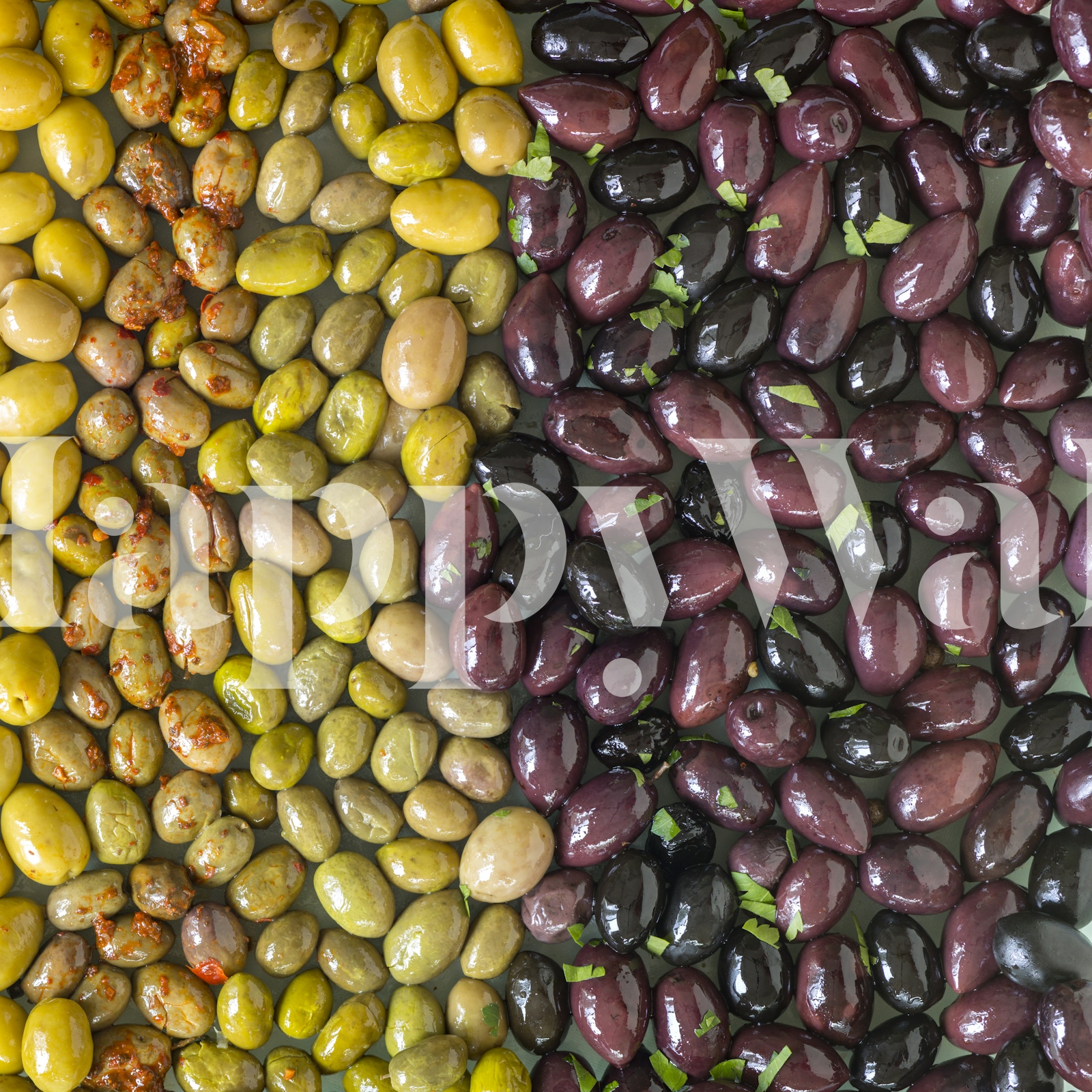 Varieties of Olives Wallpaper | Happywall.com