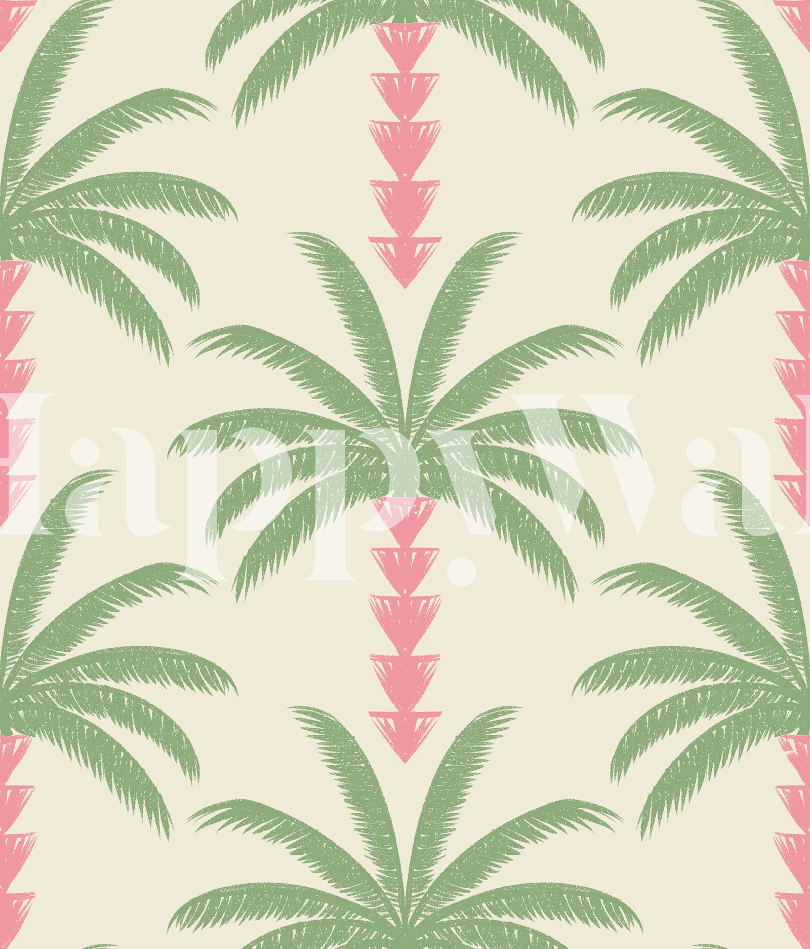 Tropical Palm Tree Pattern Wallpaper - happywall.com