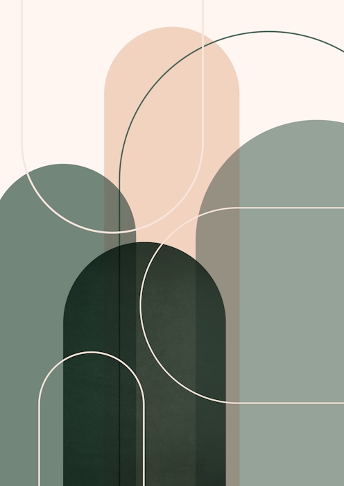 Sage Green Flow 2 Wallpaper | Happywall.com