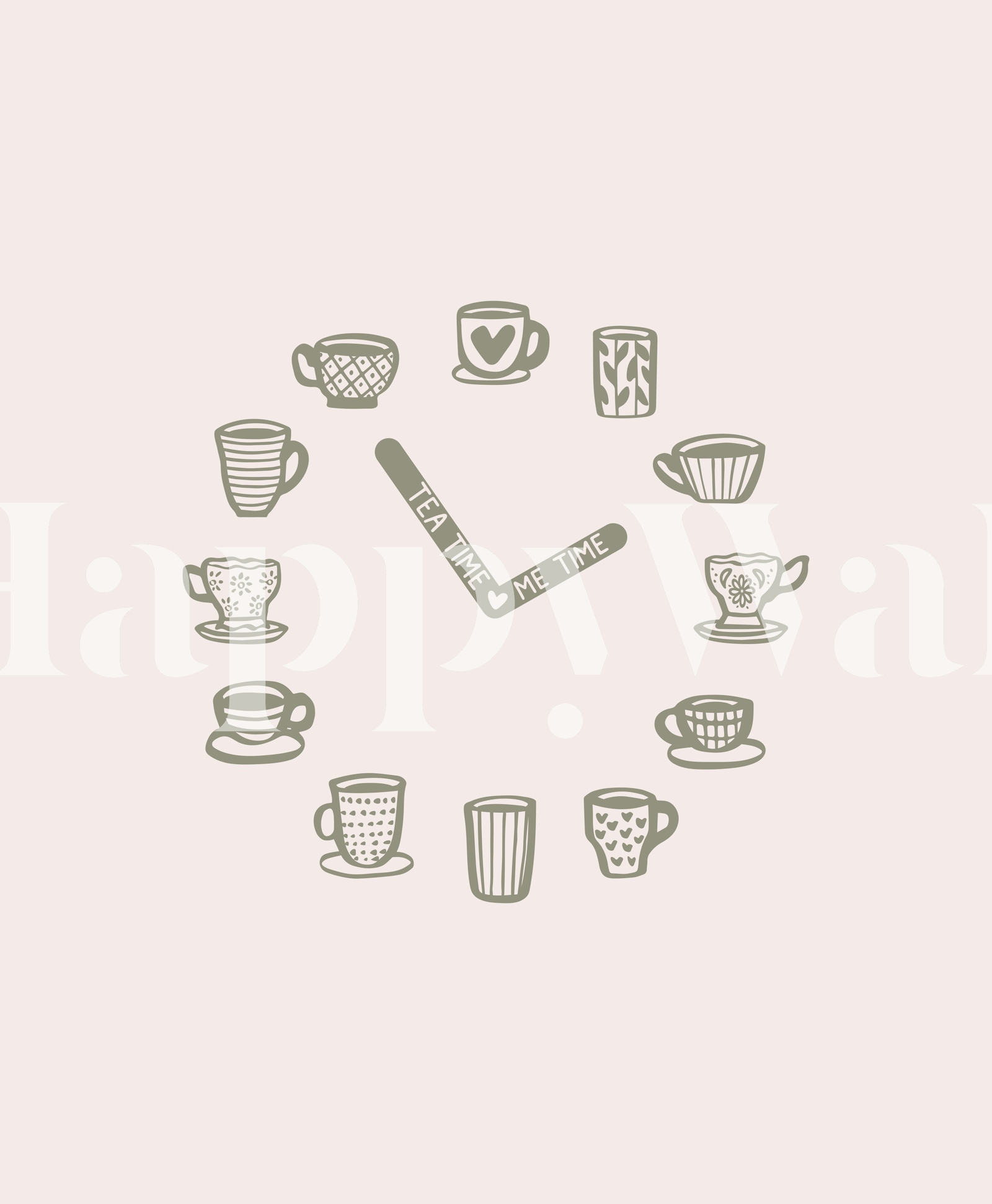 Tea Lovers Time Me Time Wallpaper | happywall.com