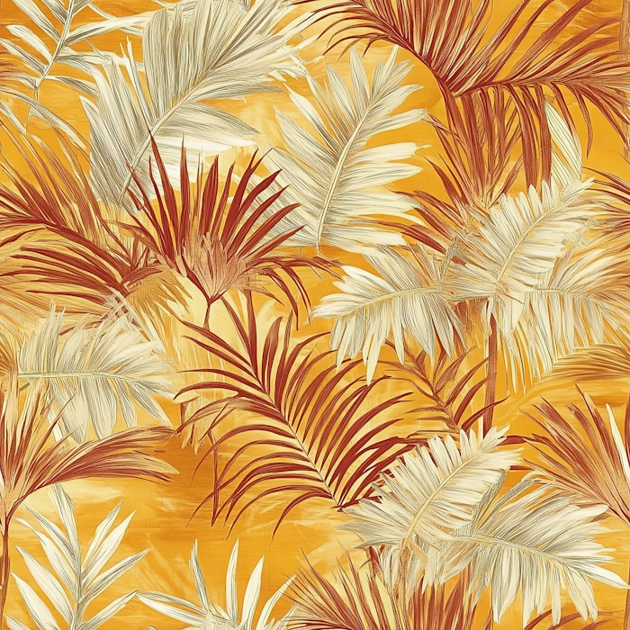 Tropical Red Breeze Wallpaper | Happywall.com