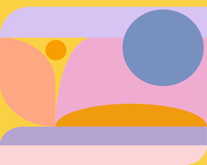 Sunny Pastel Dreams Wallpaper | happywall.com