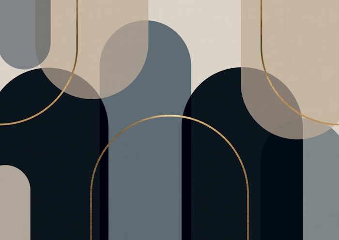 Art Deco Flow Wallpaper | happywall.com