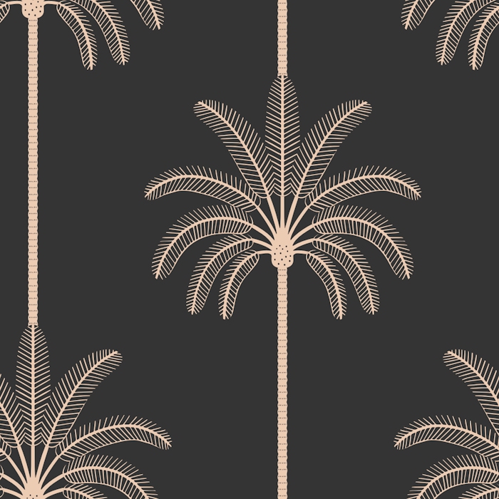Boho Palm Trees Wallpaper - Happywall