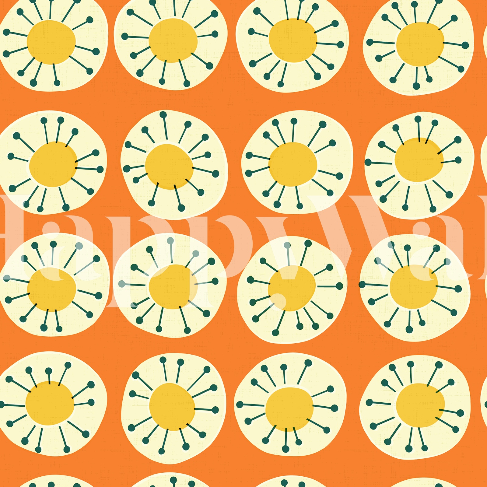 Atomic Starburst Mid Mod Graphic - Happywall