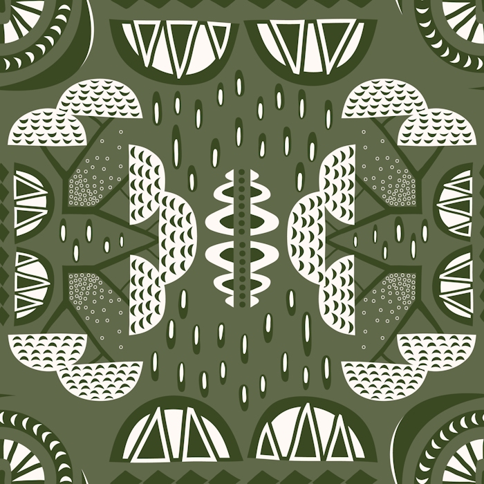 Abstract Geometric Landscape Wallpaper | Happywall.com
