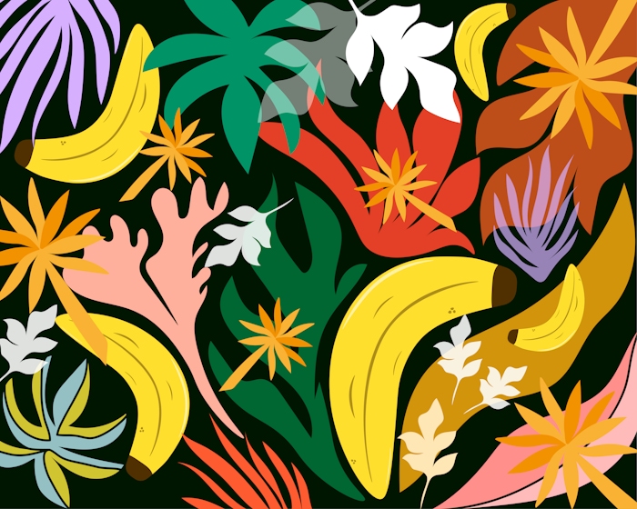 Tropical Pop Jungle Wallpaper - happywall.com