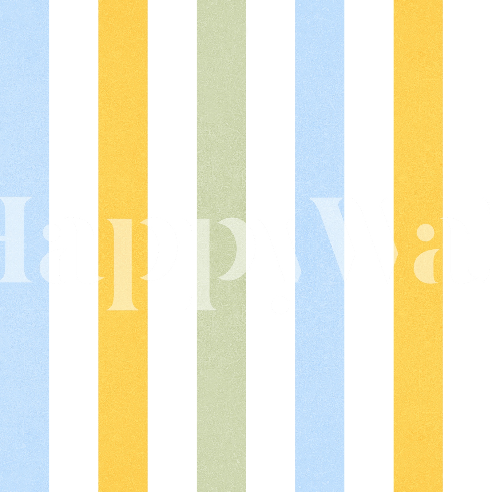 Sunny Pastel Striped Wallpaper for Kids