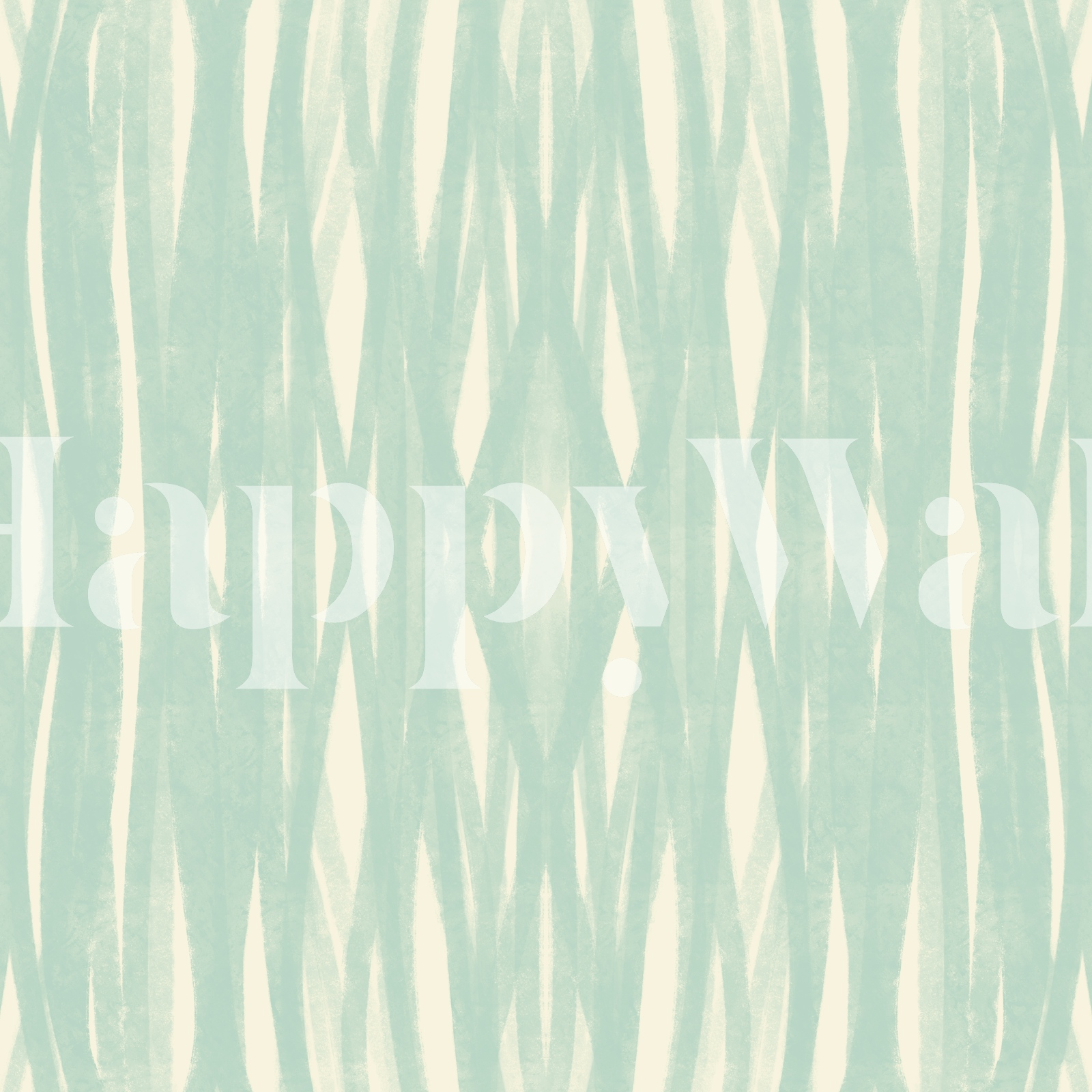 Seafoam Stripes Wallpaper | happywall.com