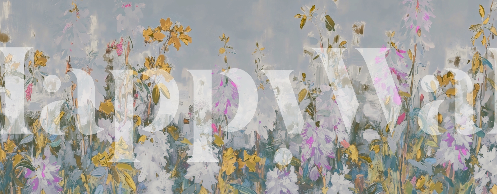 Pure Floral Meadow Wallpaper - happywall.com