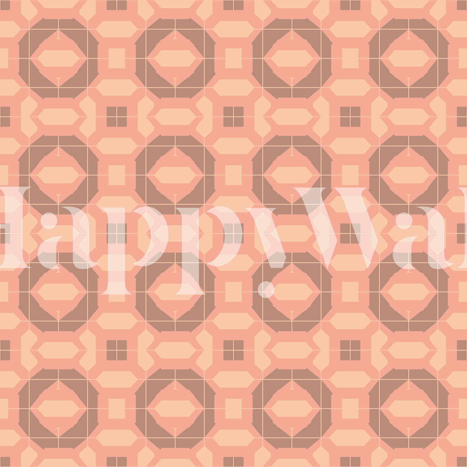 Siena Geo Tiles Wallpaper | Happywall