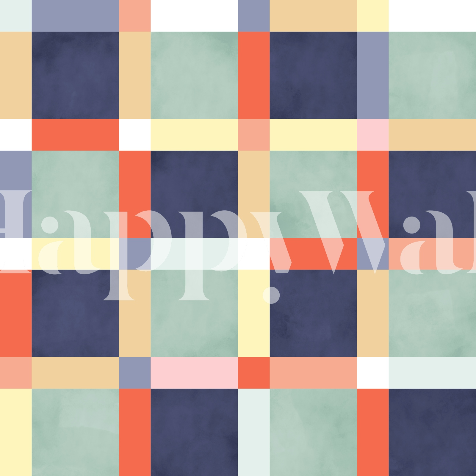 Colorful Checkered Gingham Wallpaper