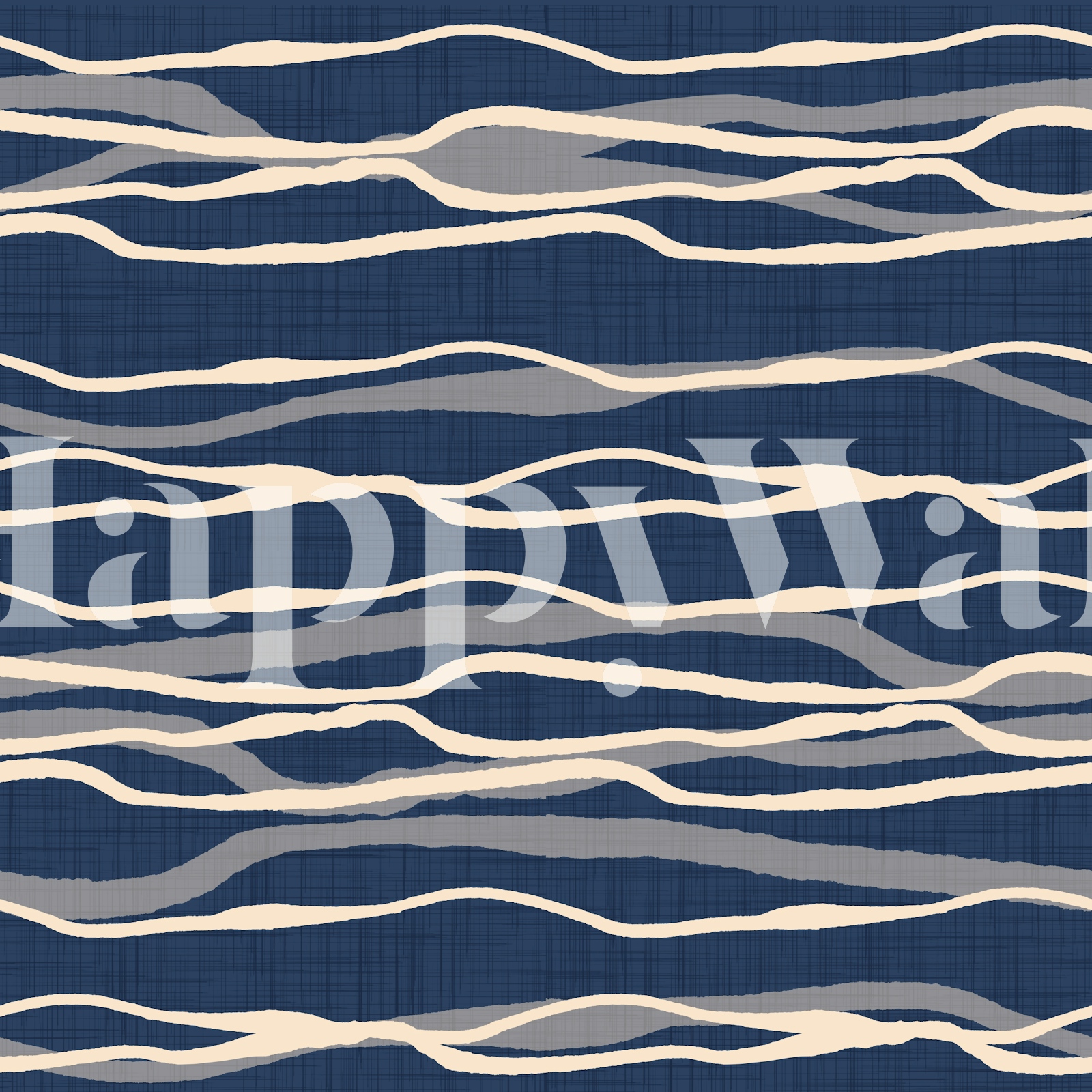 Retro Ocean Waves Wallpaper | happywall.com