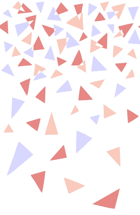 Soft Geometric Rain Wallpaper | happywall.com