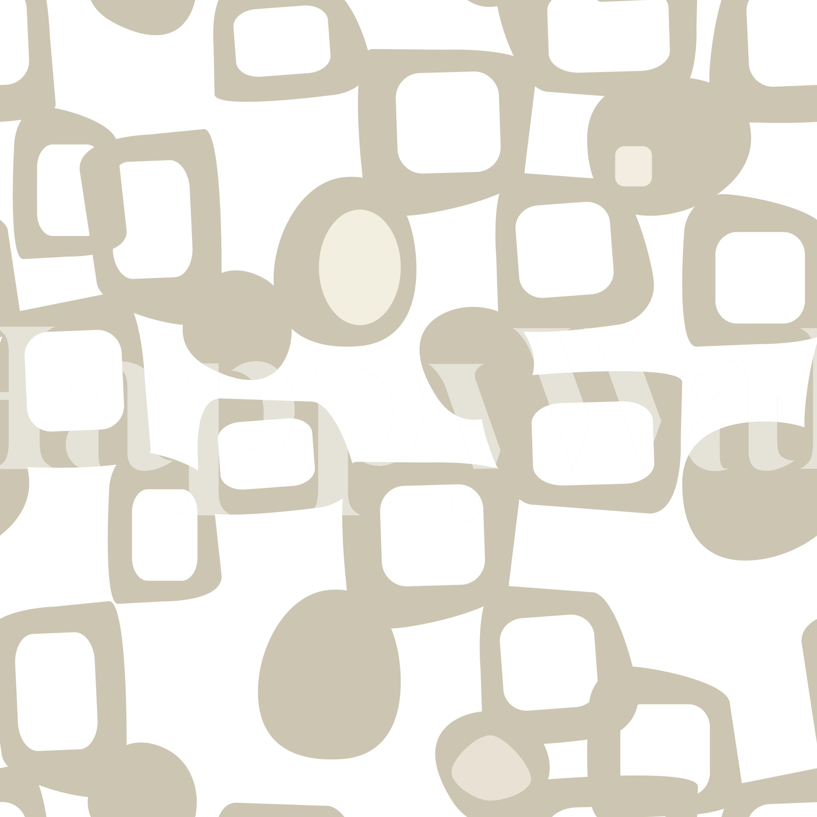 Beige Geometric Wallpaper for Modern Homes