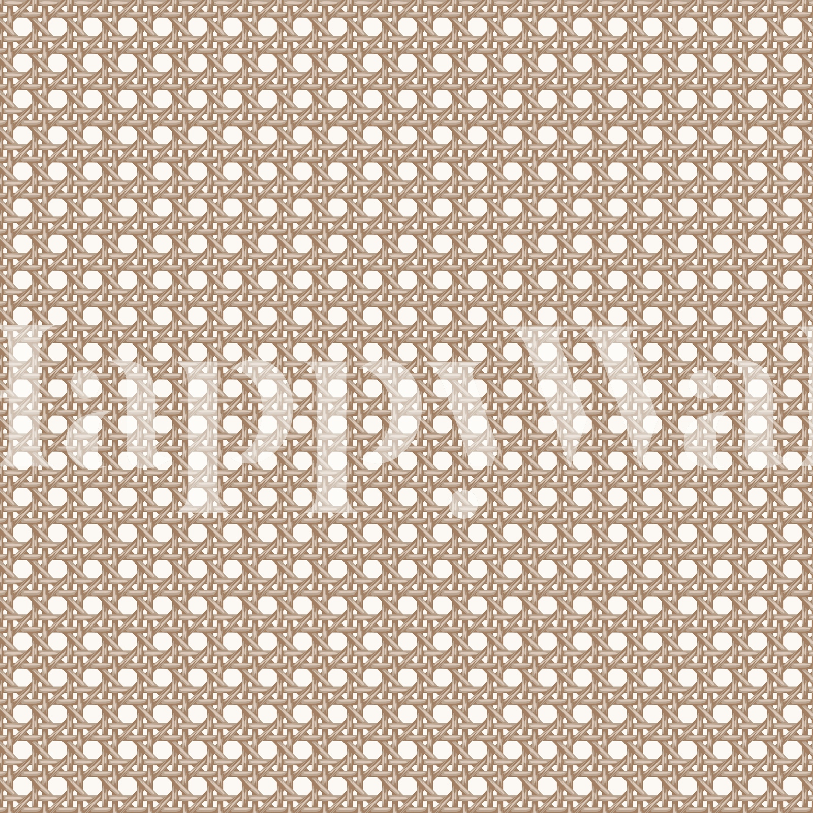 Rattan Cane Weave - Mocha Brown | Happywall.com