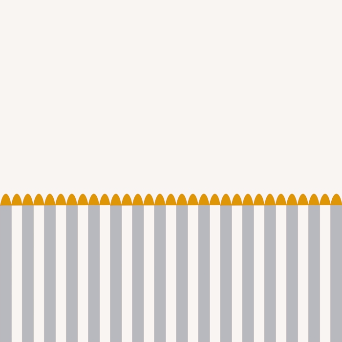 Blue Striped Half Wall Wallpaper | Happywall.com
