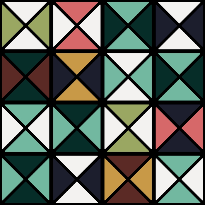 Graphic Bold Triangles Wallpaper - happywall.com