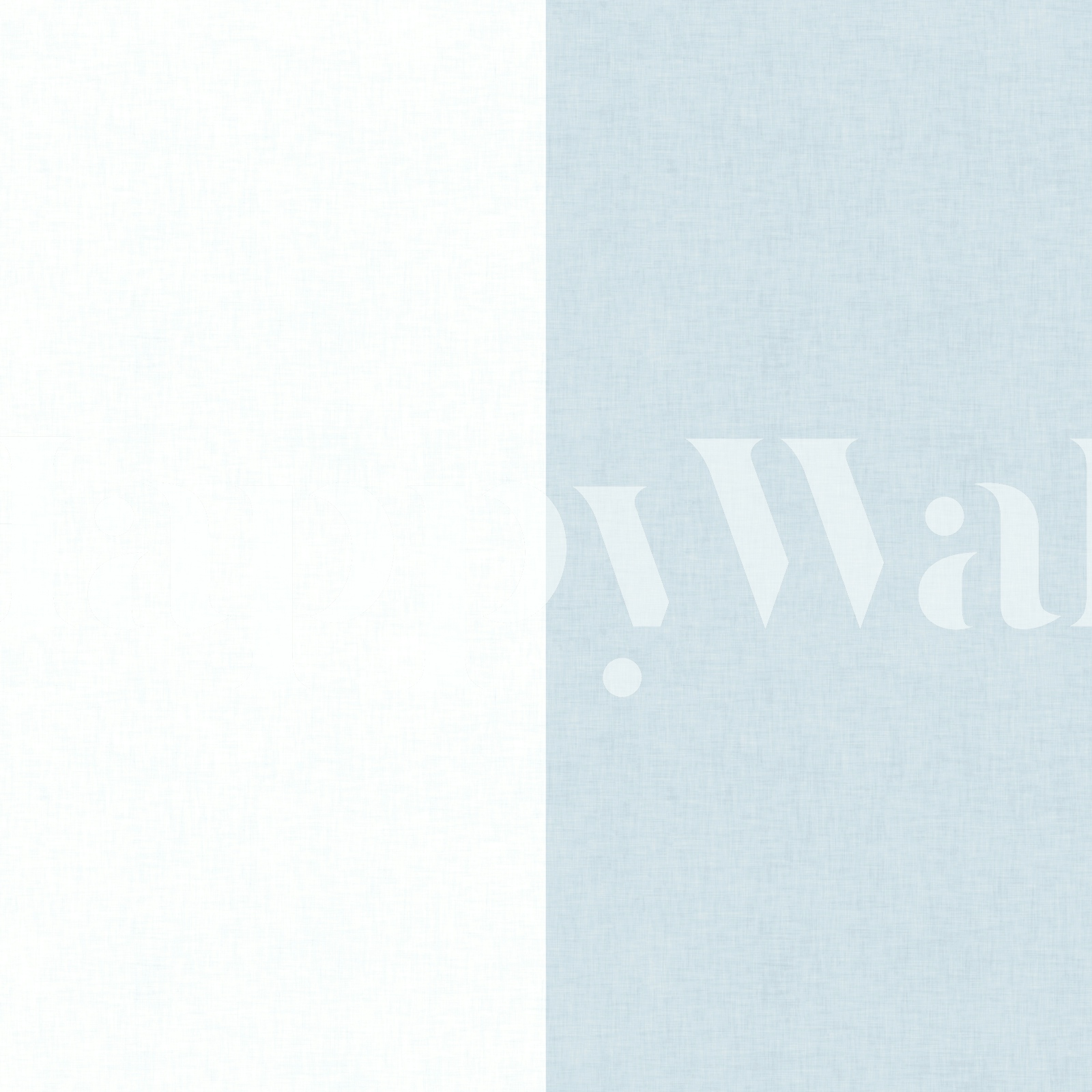 Wide Pastel Stripe - Blue & White Wallpaper