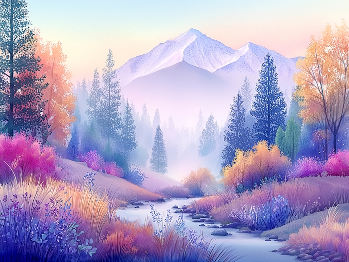 Enchanted Forest Morning Wallpaper | Happywall.com