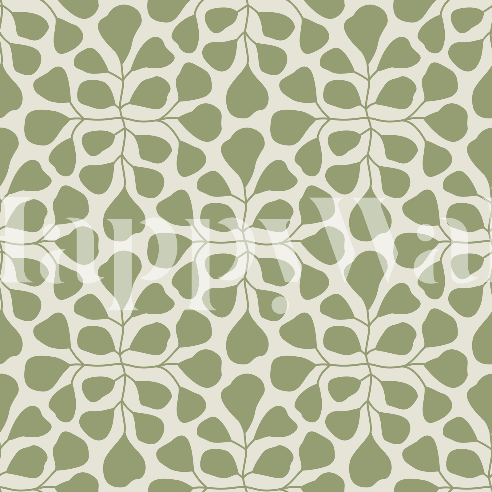 Large Scale Modern Leaves - Happywall